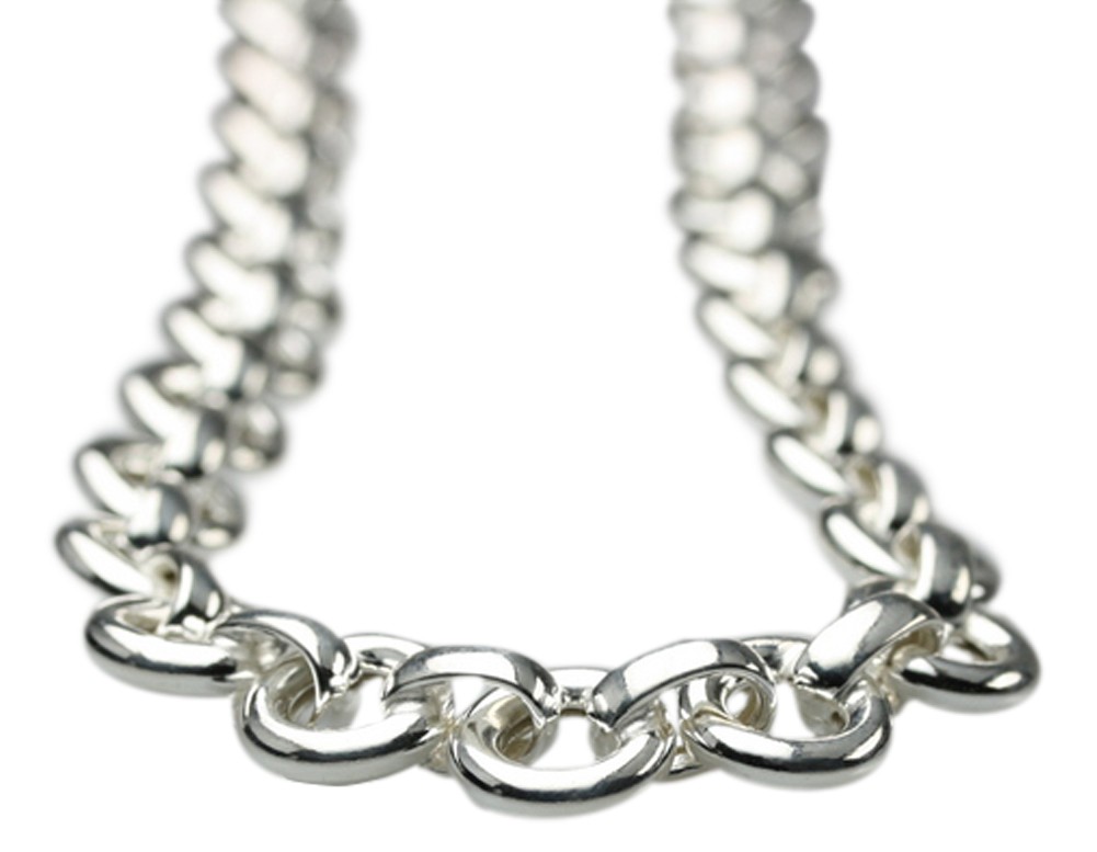 Designer Collier aus Silber